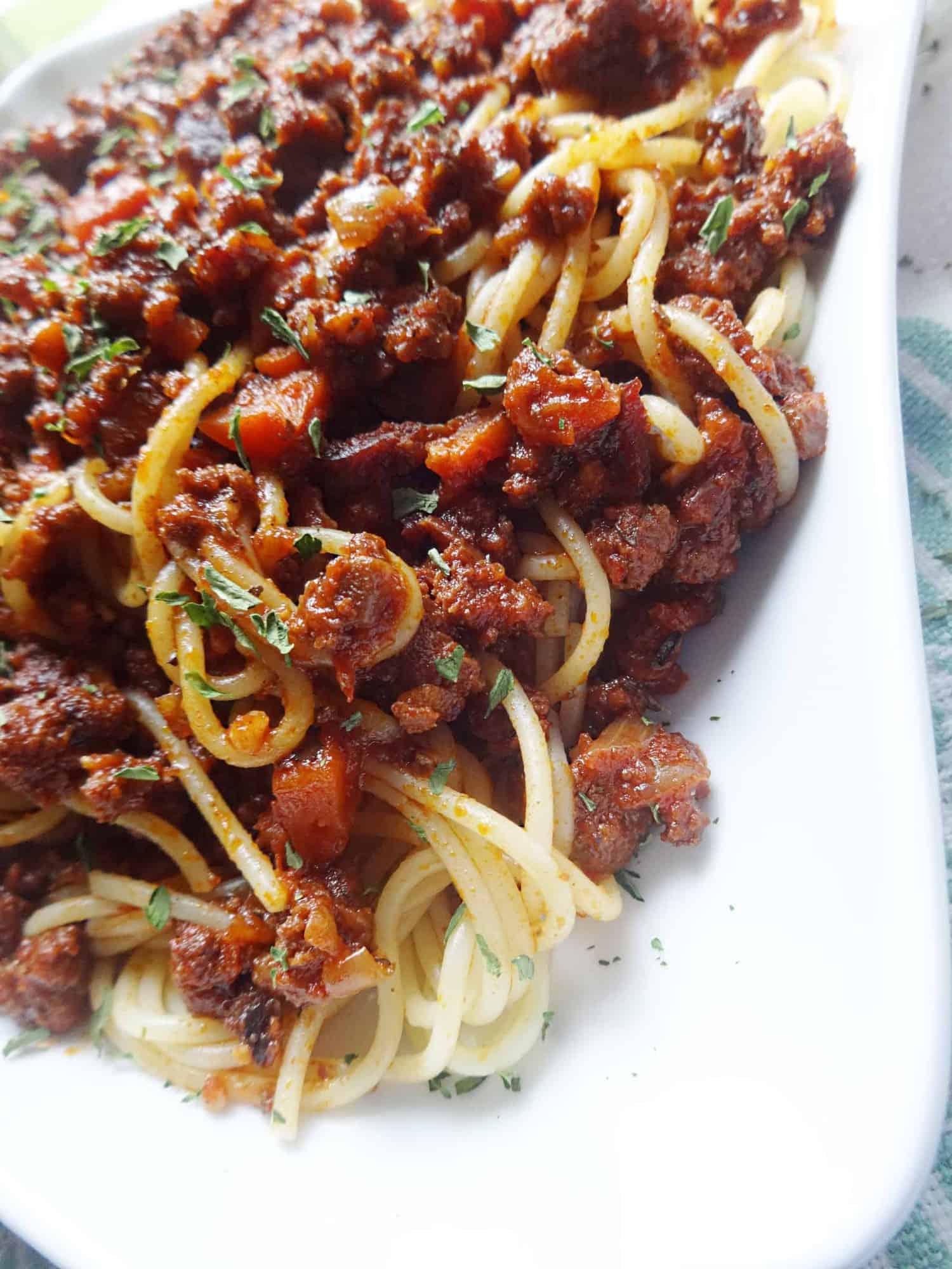 Spaghetti Bolognaise Sauce (Southern Style) - Savory With Soul