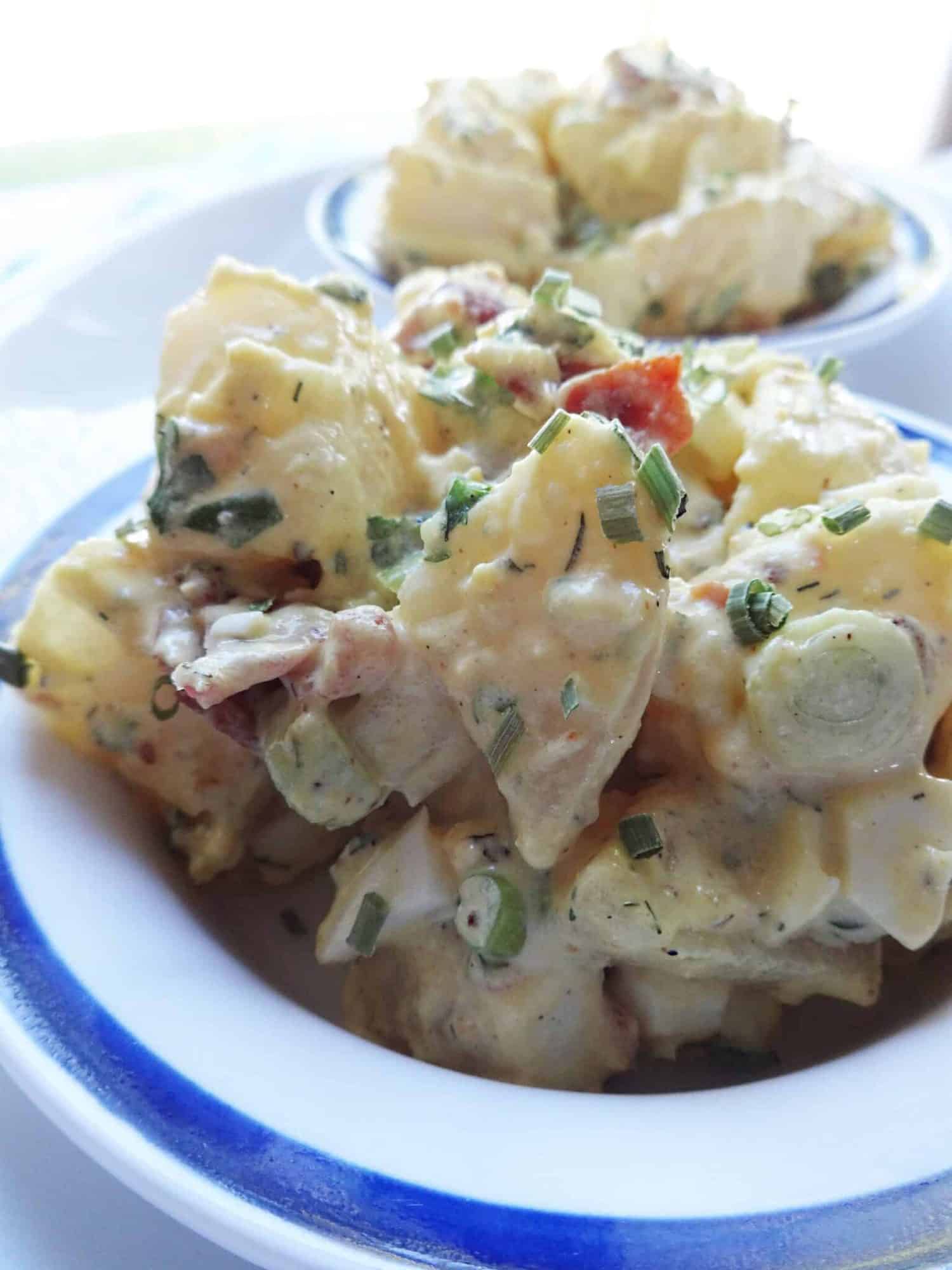 Potato Salad with Bacon Recipe - Savory With Soul