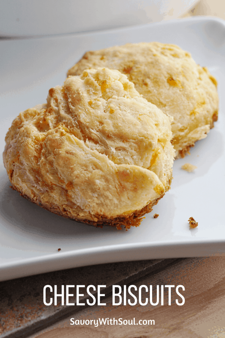 Cheddar Biscuit Recipe (Easy Cheese Biscuits) - Savory With Soul