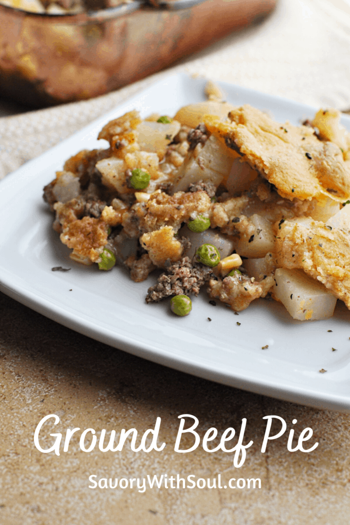 Beef Pie Recipe with Ground Beef - Savory With Soul