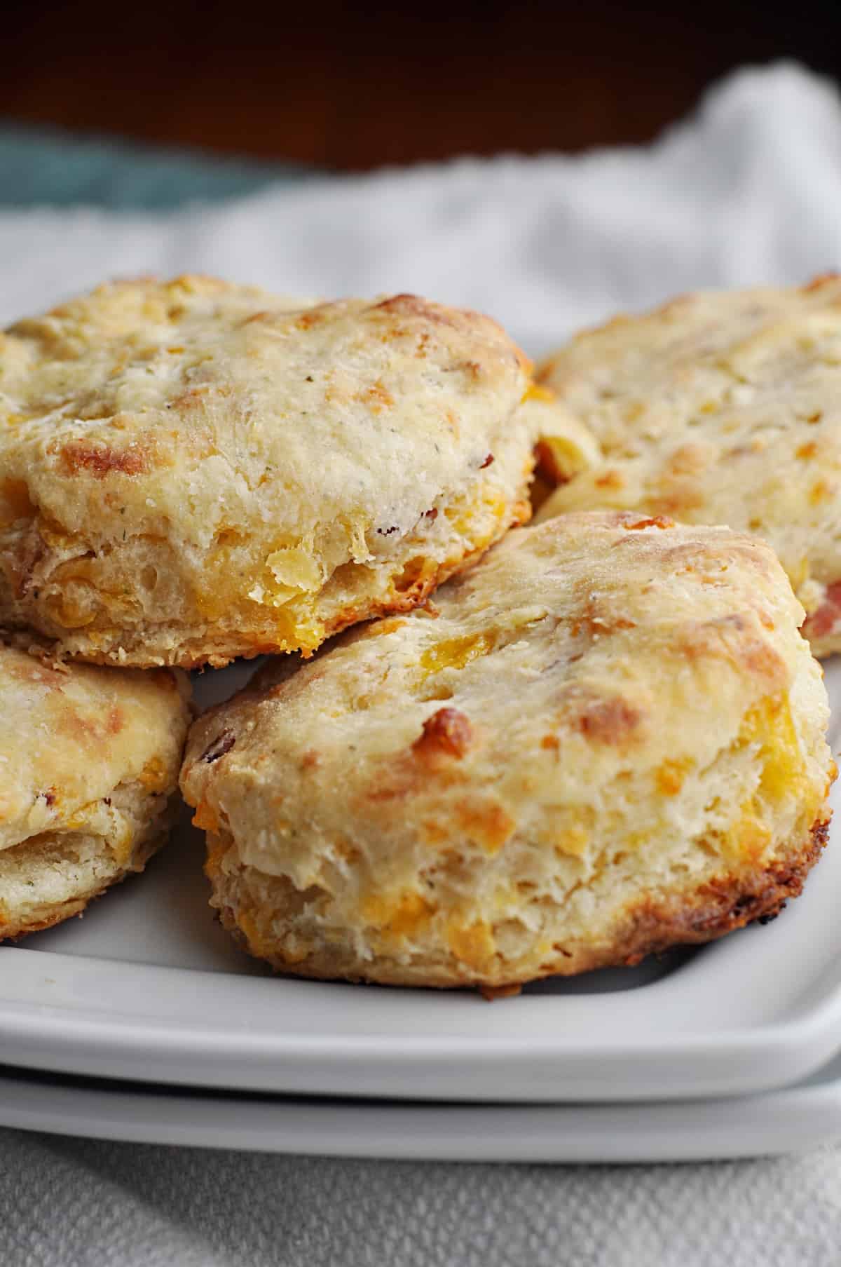 Ranch Cheddar Bacon Biscuits - Savory With Soul