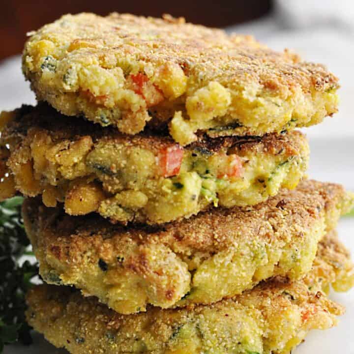 Zucchini and Corn Fritters (2 ways!) - Savory With Soul