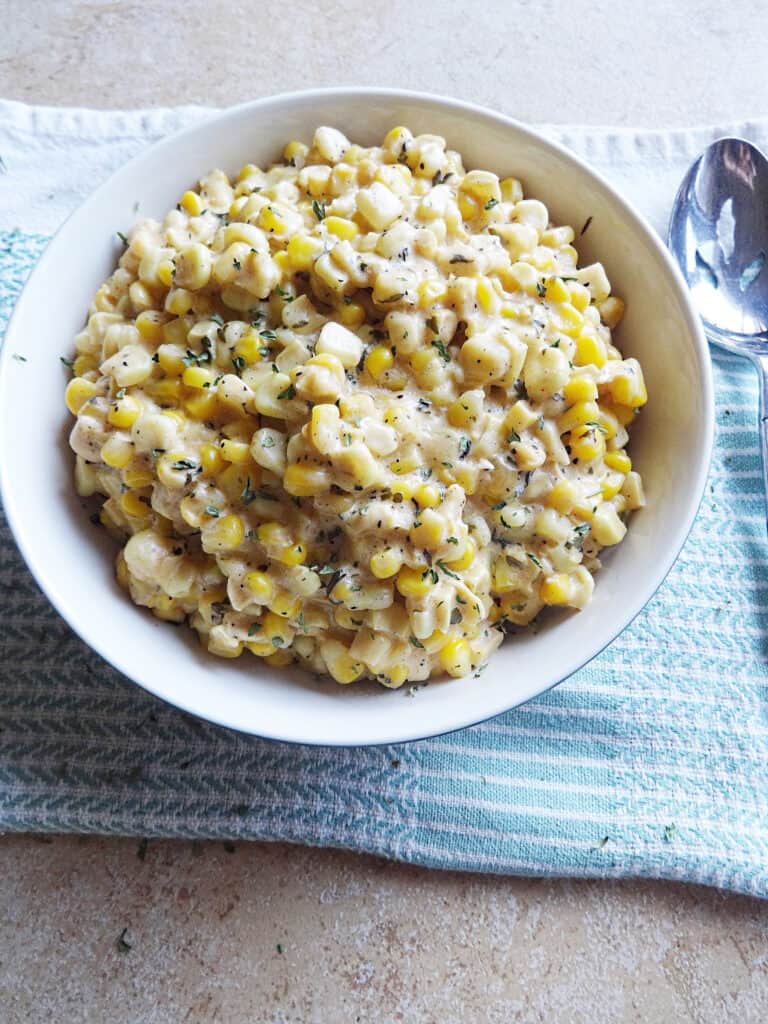 Cream Style Corn Recipe (quick & easy) - Savory With Soul