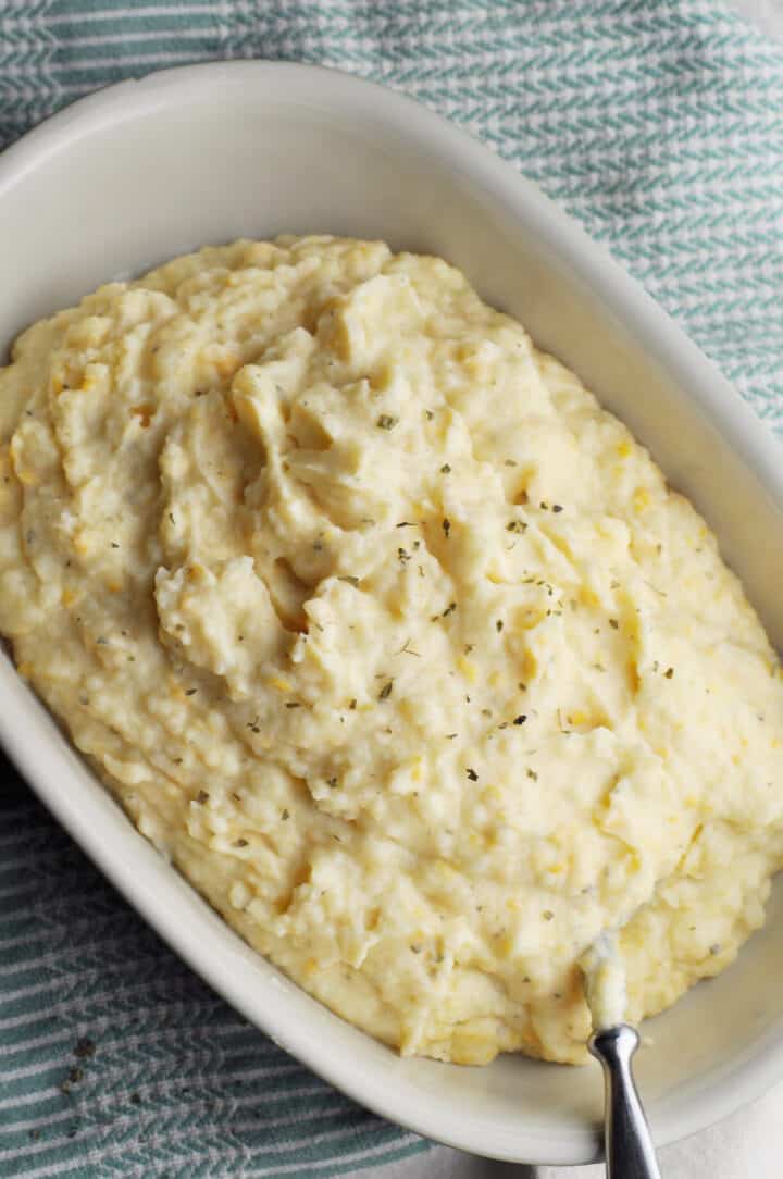Cheesy Mashed Potatoes Recipe - Savory With Soul