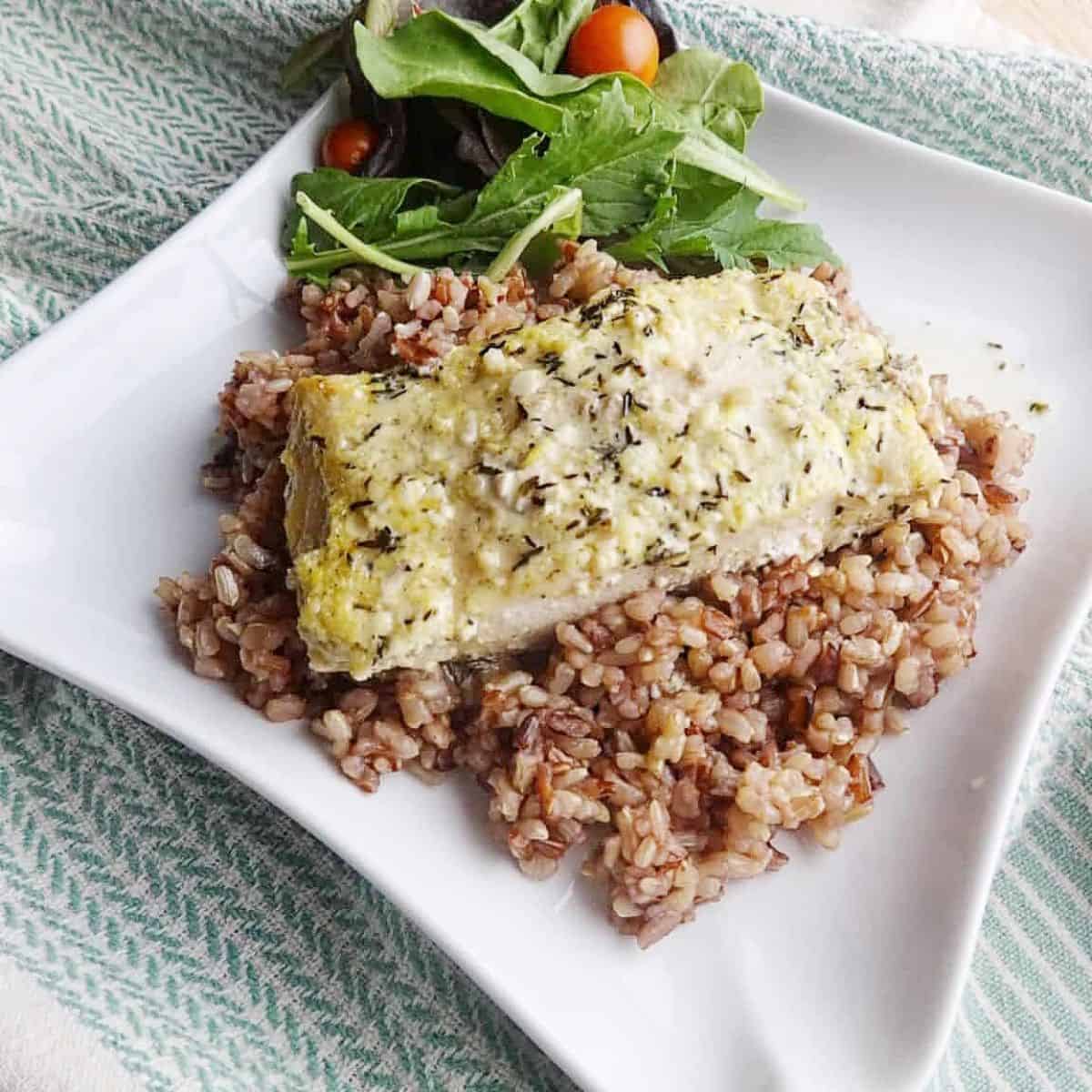 Baked Mahi Mahi Recipe w/ Lemon Butter Sauce - Savory With Soul