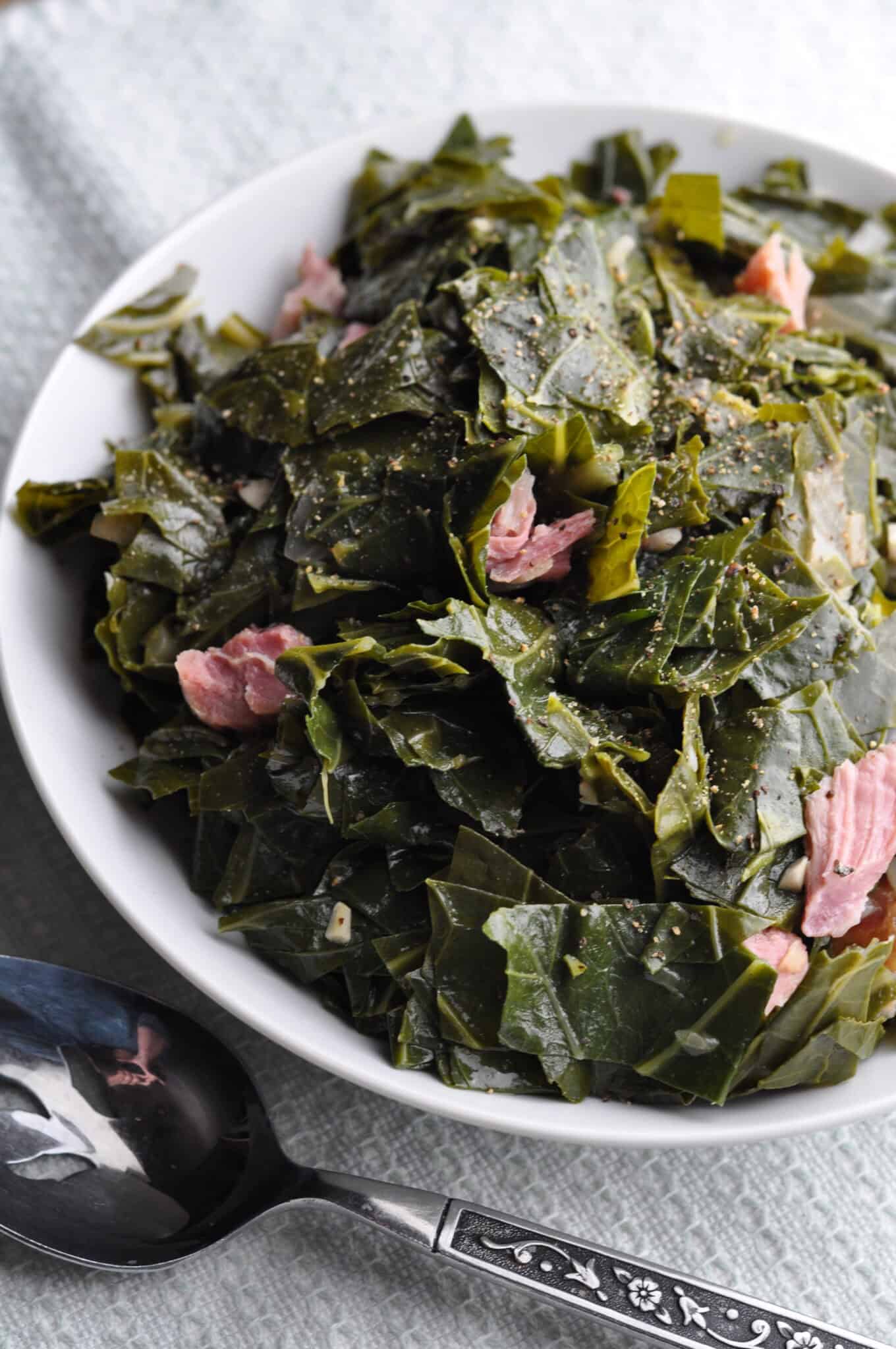 Southern Collard Greens Recipe (30 Minutes, Ham Hock)