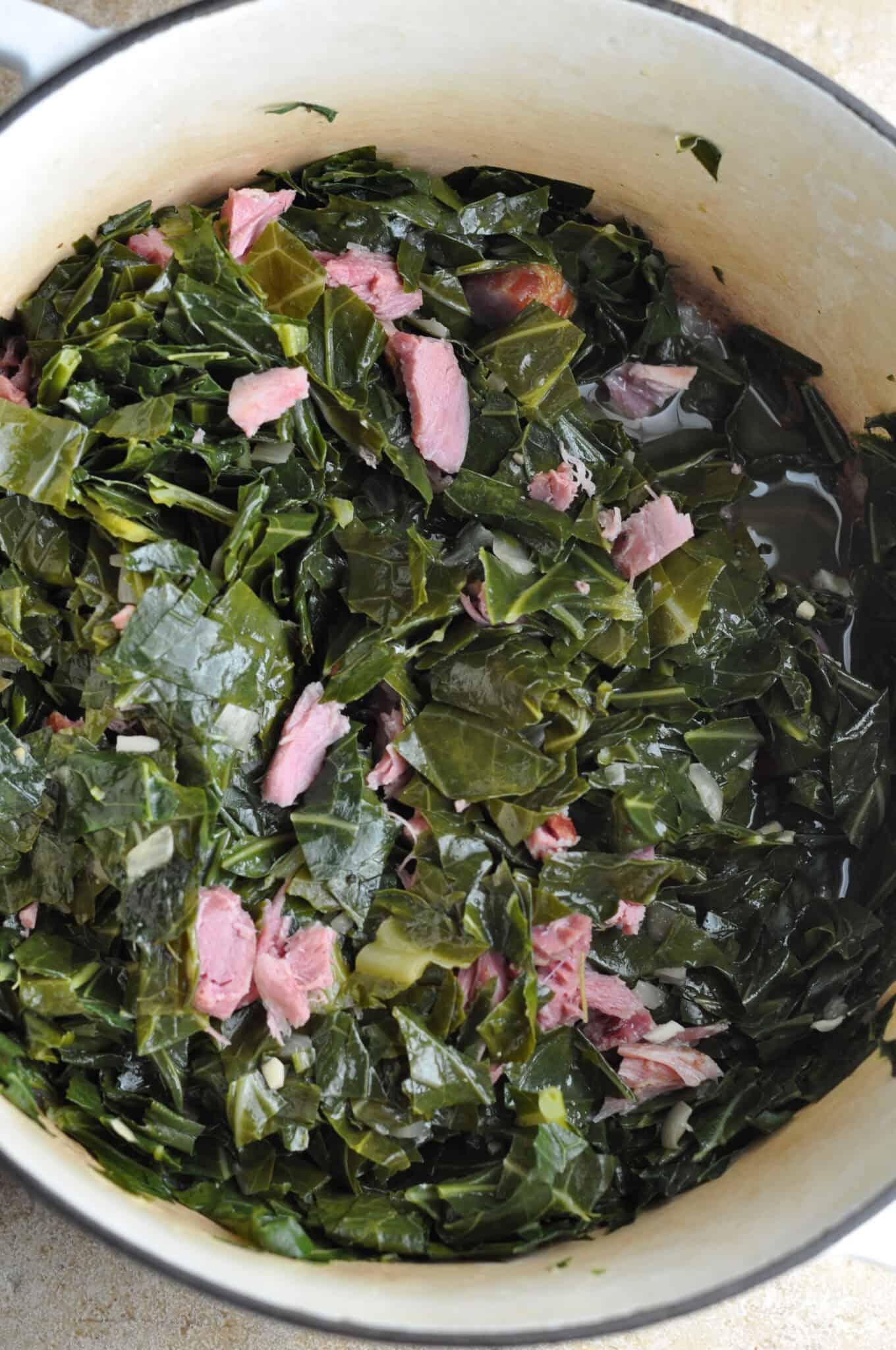 Southern Collard Greens Recipe (30 Minutes, Ham Hock)