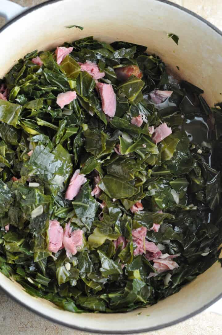 Southern Collard Greens Recipe (30 Minutes, Ham Hock)